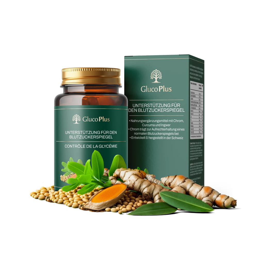 GlucoPlus - Unterstützung für den Blutzuckerspiegel – Swiss Supplements